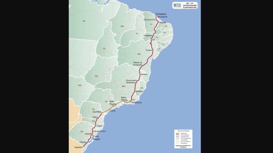 Maior rodovia brasileira passa por 280 cidades e esconde 'mistérios ...